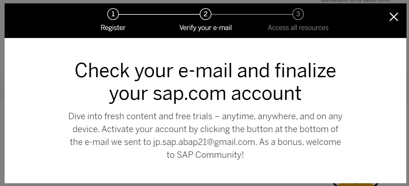 Create SAP HANA Trial Account – Discovering ABAP