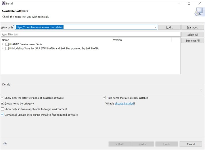 Install Eclipse for ABAP Development – Discovering ABAP