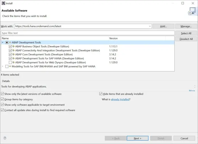 Install Eclipse for ABAP Development – Discovering ABAP