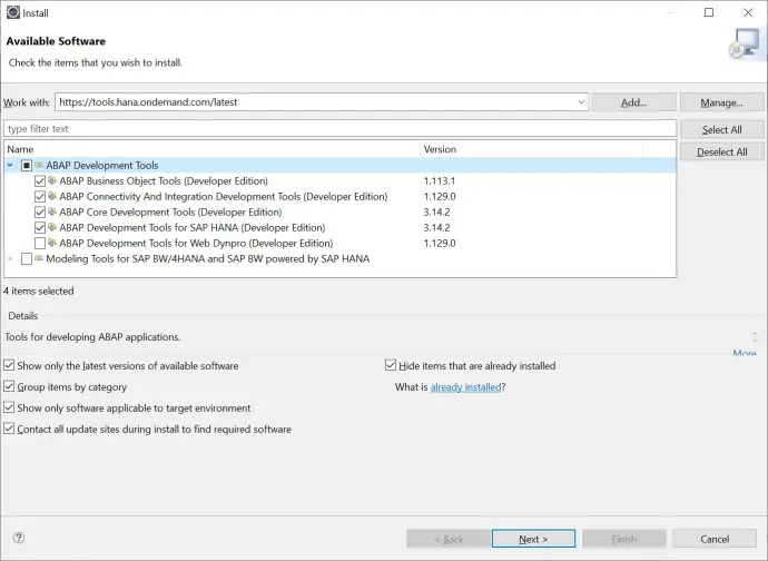 Install Eclipse for ABAP Development – Discovering ABAP