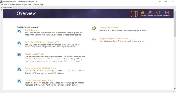 Install Eclipse for ABAP Development – Discovering ABAP