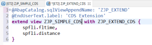 Exploring ABAP on HANA [4] : Extend a CDS View – Discovering ABAP