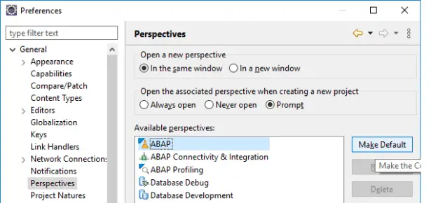 Working With Eclipse [2] : Useful Eclipse Preferences – Discovering ABAP
