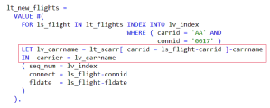 ABAP 7.4 and beyond [9] : FOR LOOP for Internal Tables – Discovering ABAP