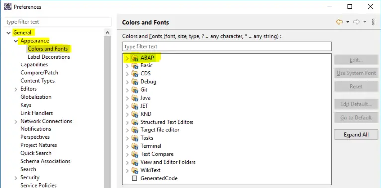 Working With Eclipse [2] : Useful Eclipse Preferences – Discovering ABAP
