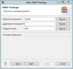 Create a Package – Discovering ABAP