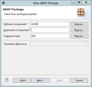 Create a Package – Discovering ABAP