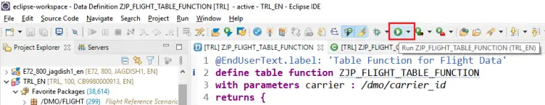 Exploring ABAP on HANA [11] : CDS Table Function – Discovering ABAP