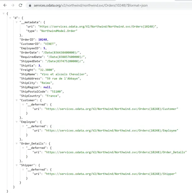 Building OData Services [7] : JSON Formatter Extension – Discovering ABAP