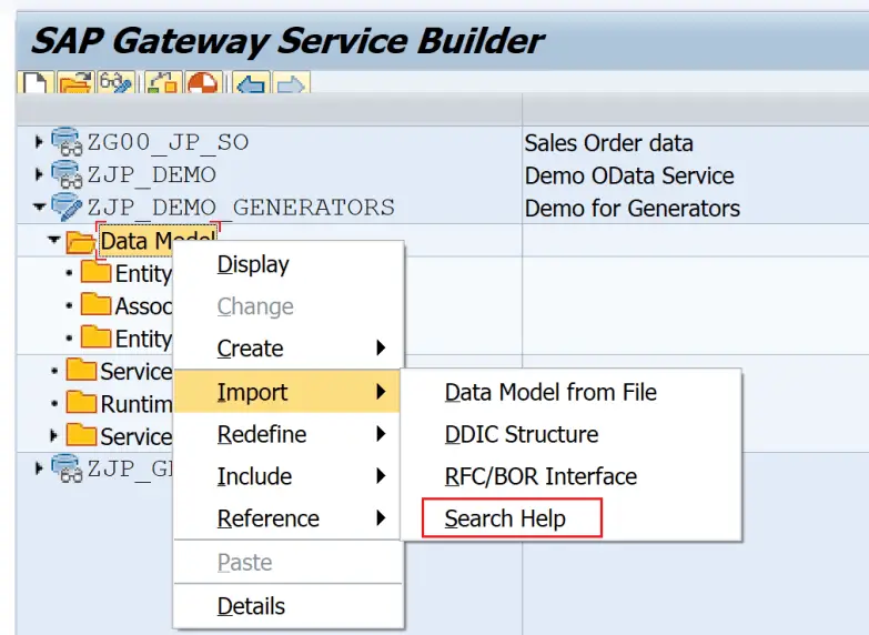 Building OData Services [14] : Service Generators – Search Help ...