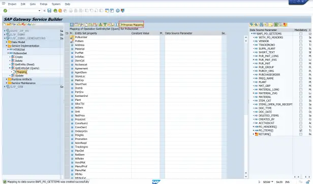Building OData Services [15] : Service Generators – RFC/ BOR Interface ...