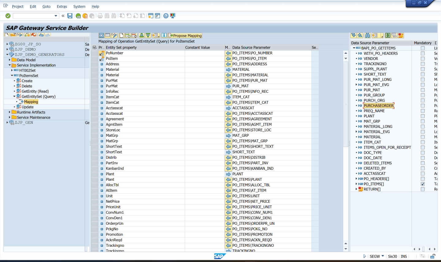 Building OData Services [15] : Service Generators – RFC/ BOR Interface ...
