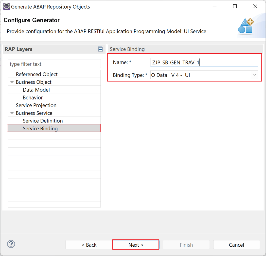 ABAP RESTful Application Programming Model [8] – RAP Generator Wizard ...