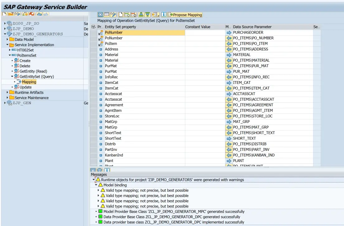 Building OData Services [15] : Service Generators – RFC/ BOR Interface ...