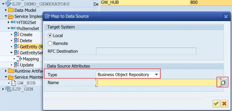 Building OData Services [15] : Service Generators – RFC/ BOR Interface / BAPI – Discovering ABAP