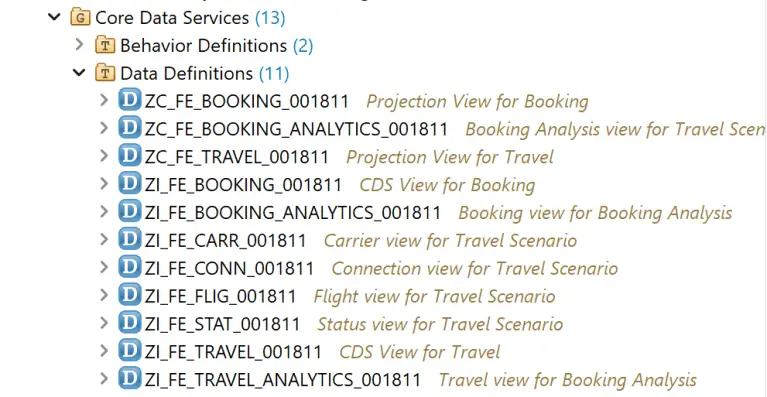 ABAP RESTful Application Programming Model [10] – Travel Service – Generated Objects ...