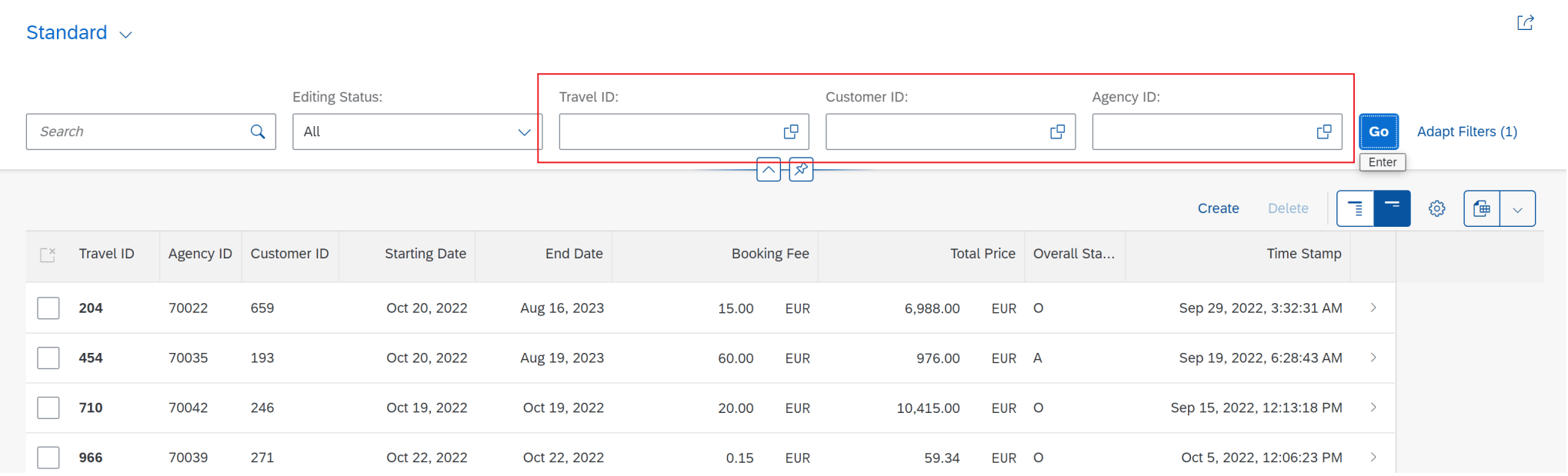 ABAP RESTful Application Programming Model [11] – Travel Service – Annotations for List Page ...