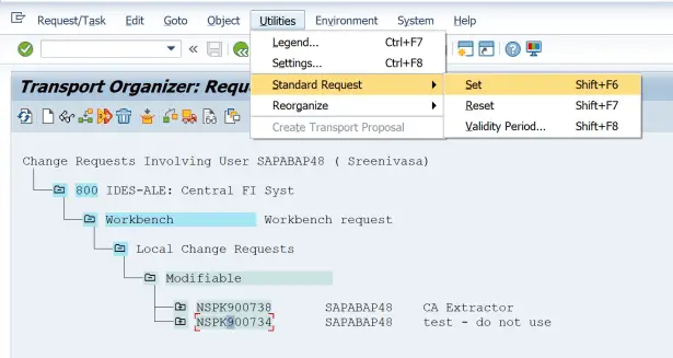 Save object in a TR without the TR selection Pop Up – Discovering ABAP