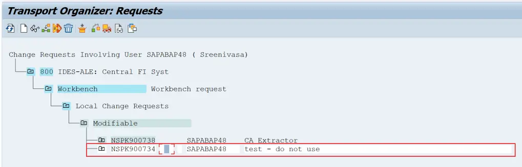 Save object in a TR without the TR selection Pop Up – Discovering ABAP