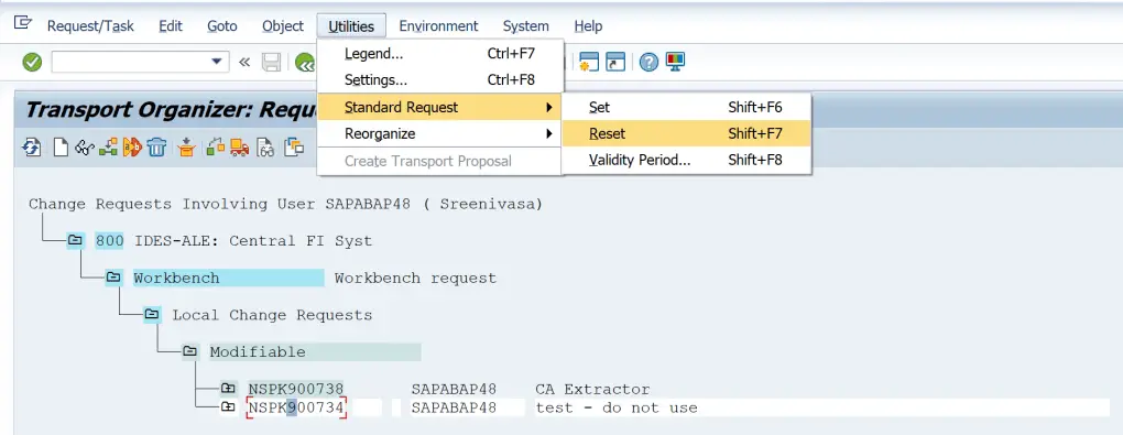 Save object in a TR without the TR selection Pop Up – Discovering ABAP
