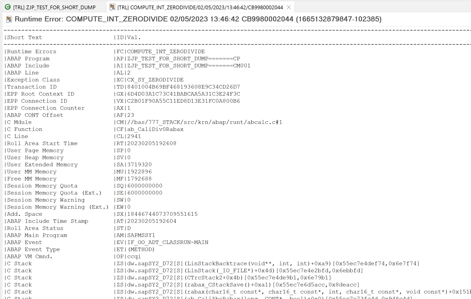 Working With Eclipse [6] : How to see ABAP short dump in Eclipse (ST22 ...