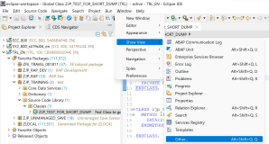 Working With Eclipse [6] : How to see ABAP short dump in Eclipse (ST22 ...