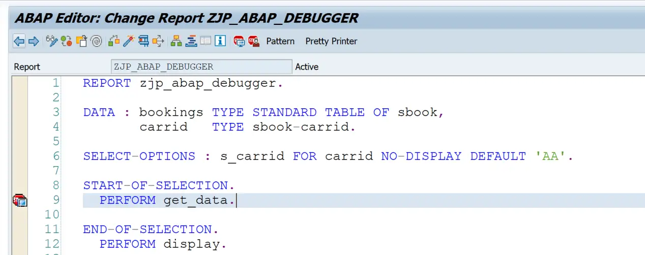 Exploring ABAP Debugger[4]: Work with different desktops – Discovering ABAP