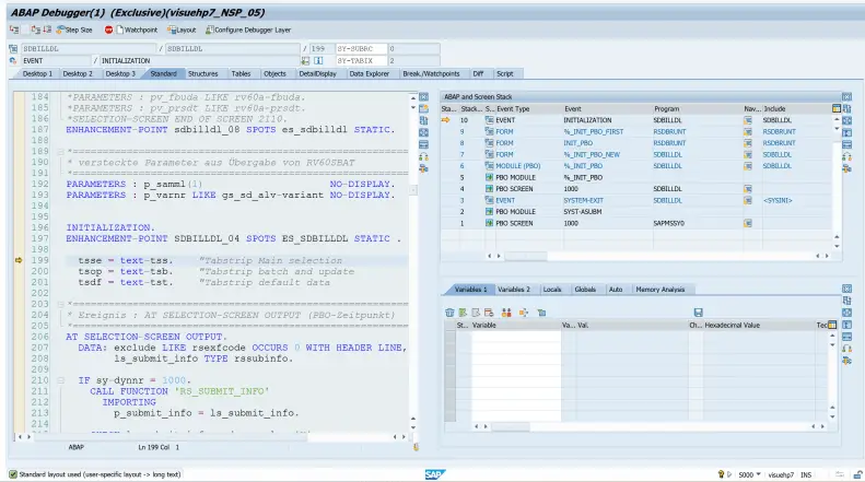 Exploring ABAP Debugger[2]: ABAP Debugging Basics – Discovering ABAP