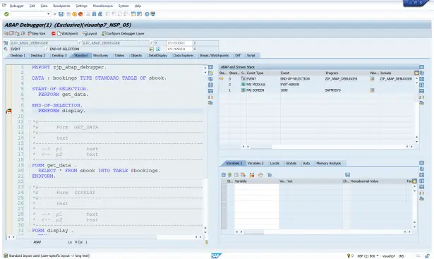 Exploring ABAP Debugger[3]: ABAP Debugging Controls – Discovering ABAP