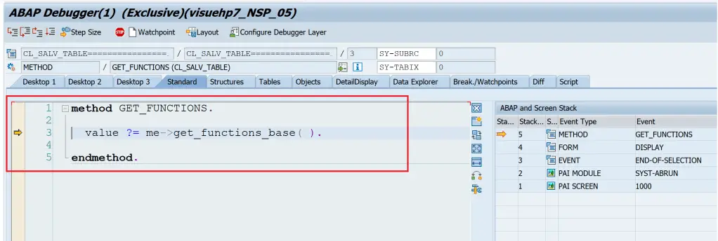 Exploring ABAP Debugger[3]: ABAP Debugging Controls – Discovering ABAP