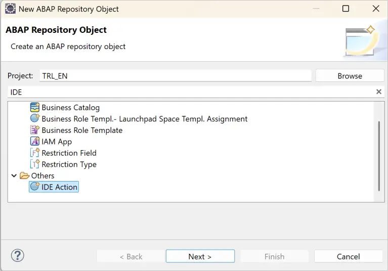 Working With Eclipse [7] : Create your own IDE Actions – Discovering ABAP