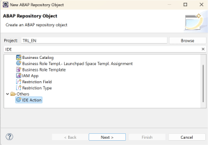 Working With Eclipse [7] : Create your own IDE Actions – Discovering ABAP