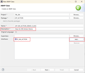 Working With Eclipse [7] : Create your own IDE Actions – Discovering ABAP