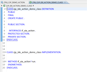 Working With Eclipse [7] : Create your own IDE Actions – Discovering ABAP